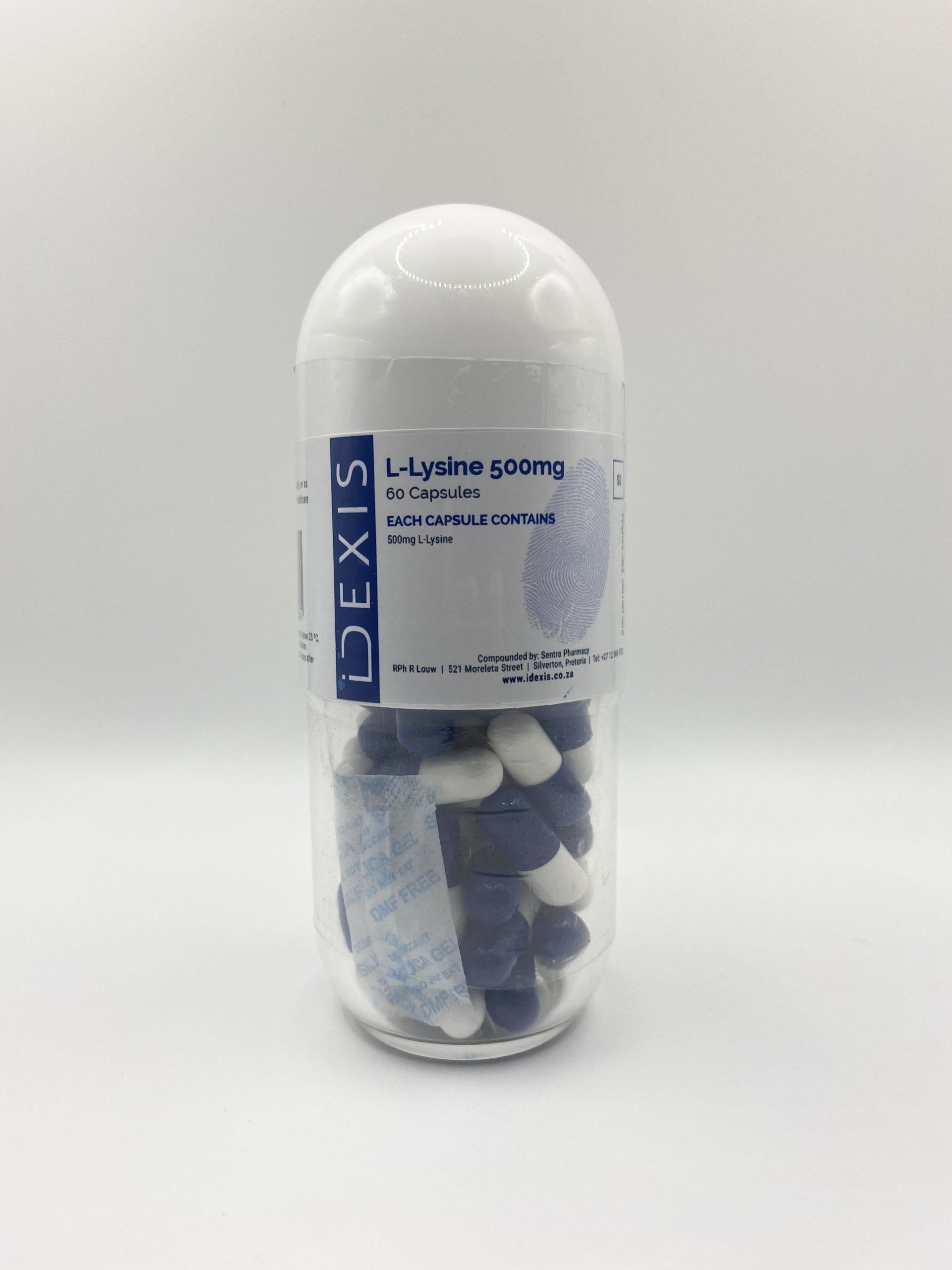 idexis | L-Lysine | 500mg | 60 Caps | Yan Health